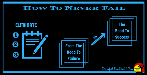 How To Never Fail - 3 Steps